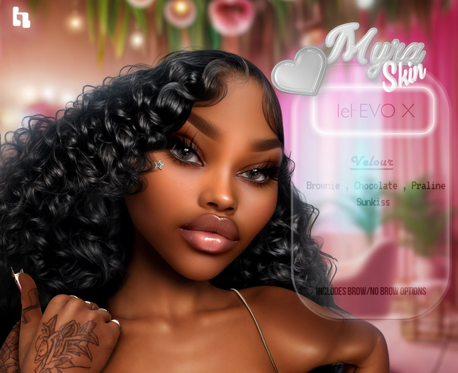 Second Life Marketplace - [ https ] "Myra" Skin BROWNIE